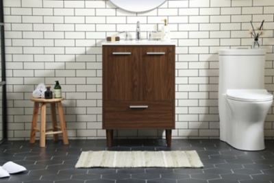 Click here for Baldwin 24 Single Bathroom Vanity Set  Walnut prices