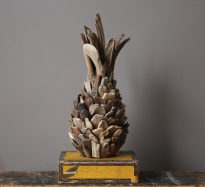 Click here for Storied Home Driftwood Pineapple  Natural prices