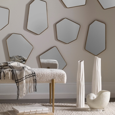 Click here for Uttermost Linneah Modern Mirrors  Set of 4  Gold prices