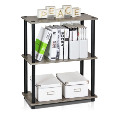 Furinno Turn-N-Tube 3-Tier Compact Multipurpose Shelf Display Rack ...