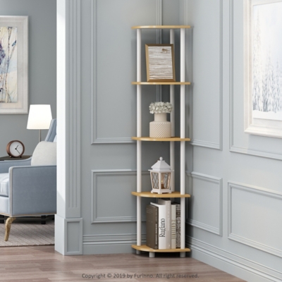 Click here for Furinno Turn-N-Tube 5 Tier Corner Display Rack Mul... prices