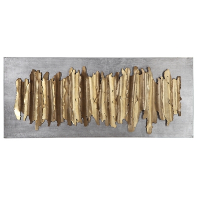 Uttermost Lev Gold Metal Wall Decor | Ashley