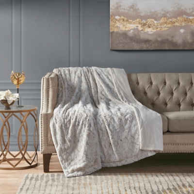 Click here for Marselle Oversized Faux Fur Throw  Snow prices
