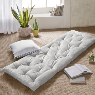 Click here for Alder Poly Chenille Lounge Floor Pillow Cushion  G... prices