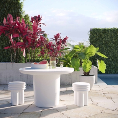 Click here for TOV Furniture Delta Ivory Concrete Side Table prices