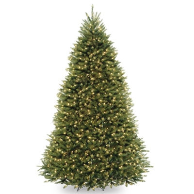 National Tree Company 10 ft. Dunhill Fir Tree with Dual Color LED ...