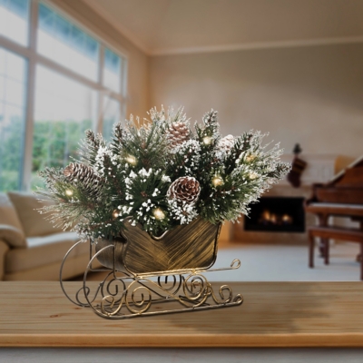 Click here for National Tree Company 10 Glittery Bristle Pine Sle... prices
