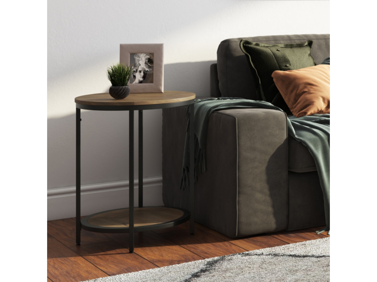 Simpli Home Jenna Round Side Table | Ashley Simpli Home Jenna Round Side Table | Ashley