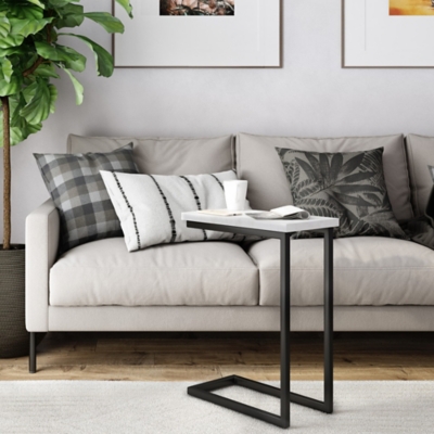 Click here for Skyler C-Shaped Side Table  White prices