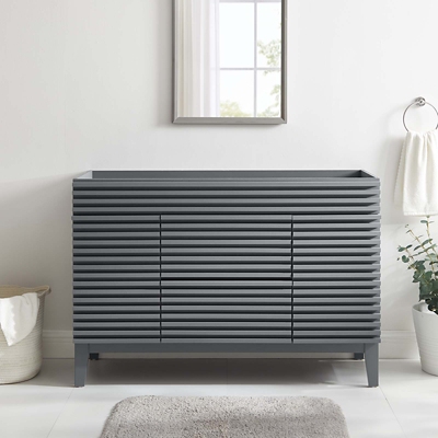 Click here for Render 48 Single Bathroom Vanity Cabinet  Gray prices