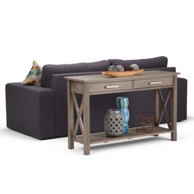 Click here for Simpli Home Kitchener Console Sofa Table  Distress... prices