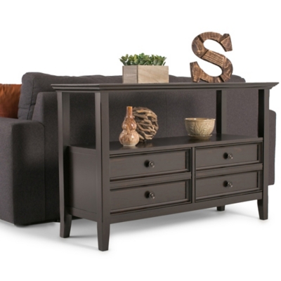 Click here for Simpli Home Amherst Console Sofa Table  Hickory Br... prices