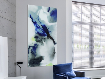 Click here for Empire Art Direct Splash Wall Art 72 x 36  Blue prices