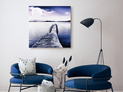 Click here for Empire Art Direct Pier Wall Art 40 x 40  Purple prices