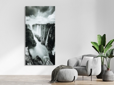 Click here for Empire Art Direct Falls Wall Art 72 x 36  Gray prices
