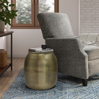 Click here for Simpli Home Griffen Storage Accent Side Table  Ant... prices