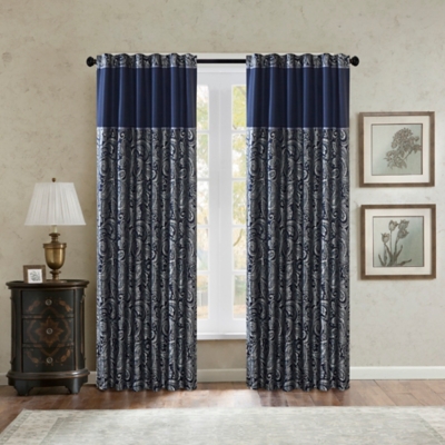 Aubrey Jacquard Window Curtain Pair | Ashley