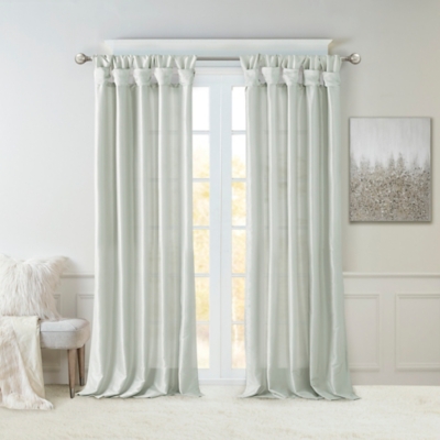 Emilia Twist Tab Lined Window Curtain | Ashley