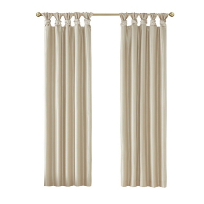 Click here for Lillian Twist Tab Total Blackout Window Curtain Pa... prices