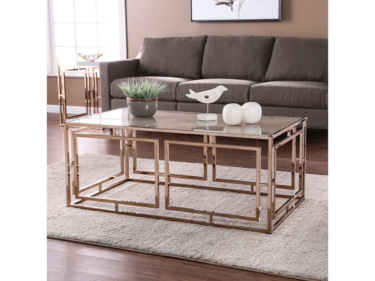 Southern Enterprises Furniture Chucksville Cocktail Table Southern Enterprises Furniture Chucksville Cocktail Table