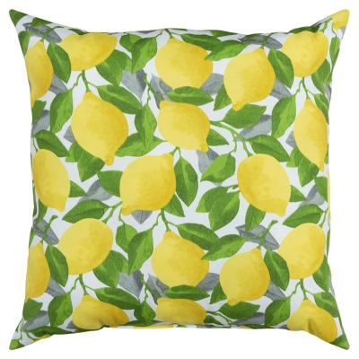 Rizzy Home Outdoor Lemon Throw Pillow | Ashley Furniture HomeStore