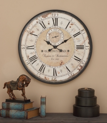 Bayberry Lane Vintage Wall Clock | Ashley