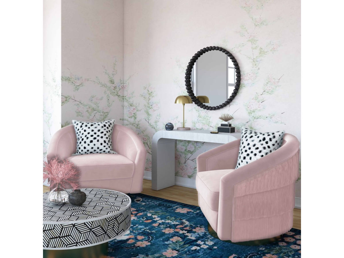 TOV Furniture Flapper Swivel Chair