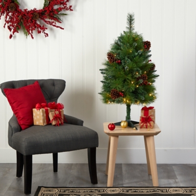 Click here for Nearly Natural 3 Montana Mixed Pine Artificial Chr... prices