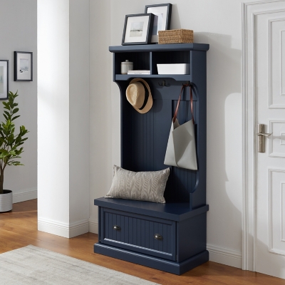 Click here for Crosley Furniture Shoreline Hall Tree  Navy prices
