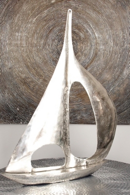 Click here for Bayberry Lane Decorative Sail Boat Sculpture  Silv... prices