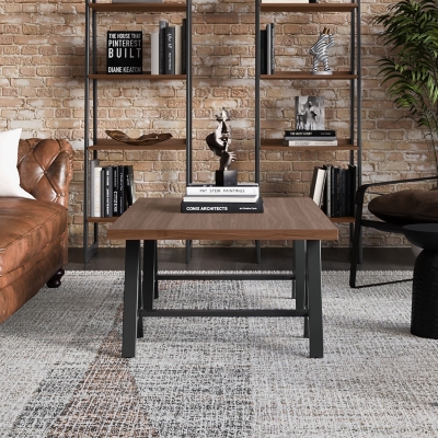 Click here for Simpli Home Sawhorse Coffee Table  Walnut prices
