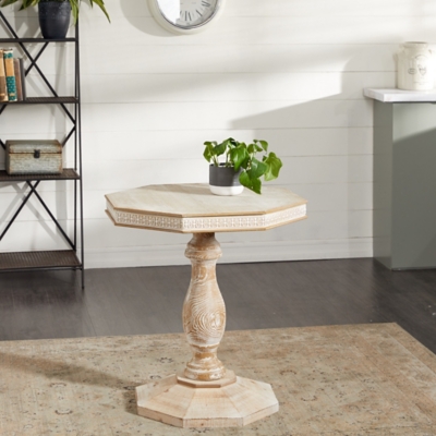 Click here for Bayberry Lane Floral Accent Table  Brown prices
