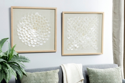 Click here for Bayberry Lane Coastal Shadow Box Set of 2  Brown prices