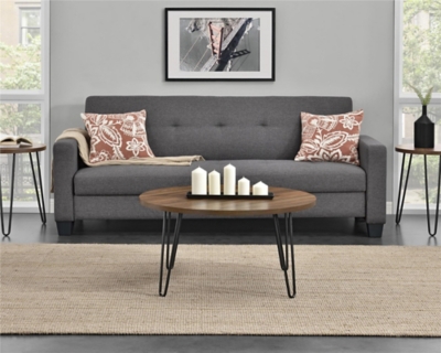 Ameriwood Home Ashton Retro Round Coffee Table | Ashley