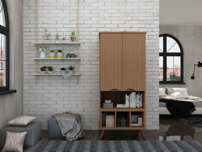 Click here for Manhattan Comfort Hampton 27 6 Shelves Accent Cabi... prices