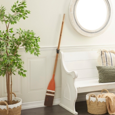 Click here for Bayberry Lane Oar Paddle Wall Decor  Brown prices