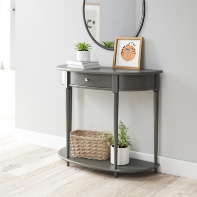 Ameriwood Home Aberleigh Half-Moon Console Table | Ashley