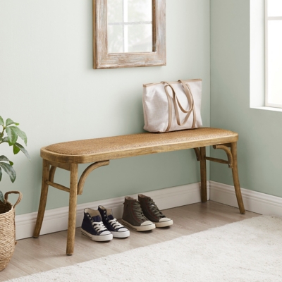 Click here for Linon Coralia Bench  Brown prices
