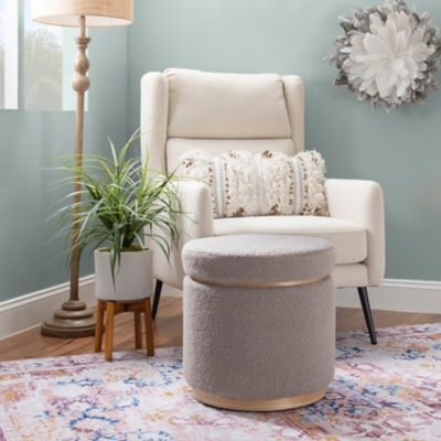 Click here for Linon Bridget Storage Ottoman  Brown prices