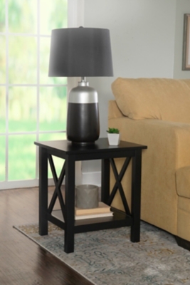 Click here for Linon Blaine End Table  Black prices