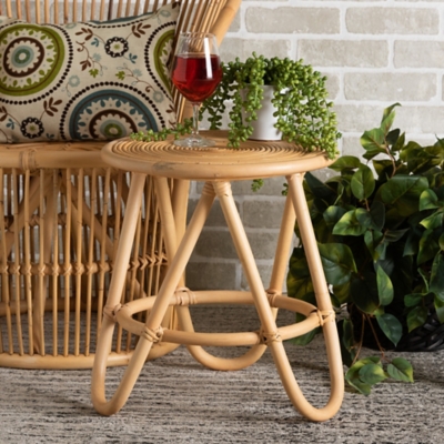 Click here for Baxton Studio Rinjani End Table  Natural Brown prices