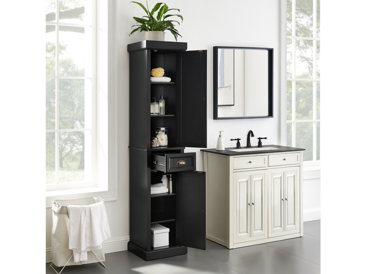 Seaside Tall Linen Cabinet Ashley
