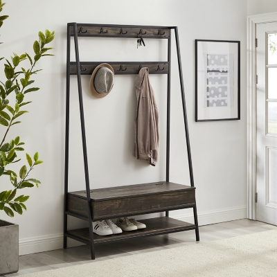 Click here for Crosley Jacobsen Jacobsen Hall Tree  Brown Ash prices
