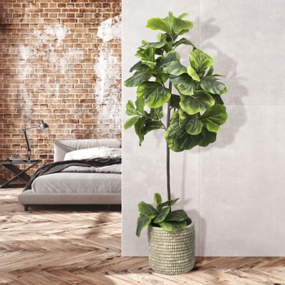 Click here for LCG Florals 5 Faux Fig  Green prices