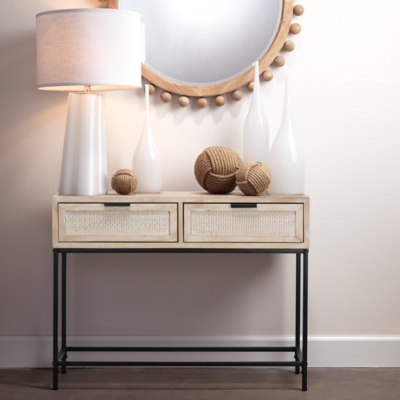 Click here for Relaxed Elegance Everlee Console Table  Brown prices