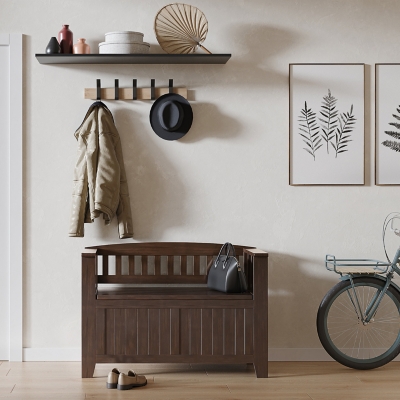Click here for Simpli Home Acadian Small Entryway Storage Bench... prices