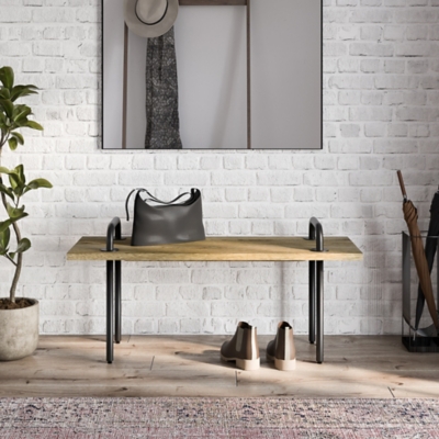 Click here for Simpli Home Berkeley Entryway Bench  Natural prices