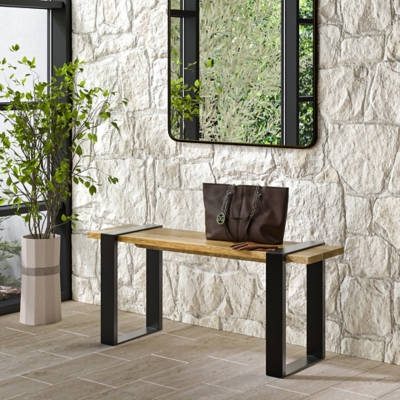Click here for Simpli Home Nessa Bench  Natural prices