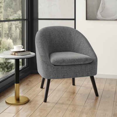 Click here for Simpli Home Redding Accent Chair  Storm Gray prices