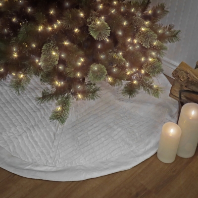 Click here for HGTV Home Collection 60 Quilted Velvet Tree Skirt... prices